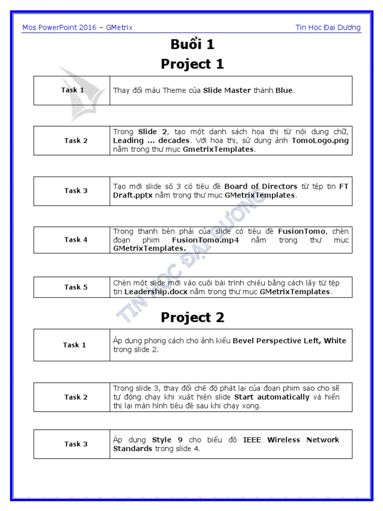 Tai Lieu MOS PP Buoi 1 | PDF