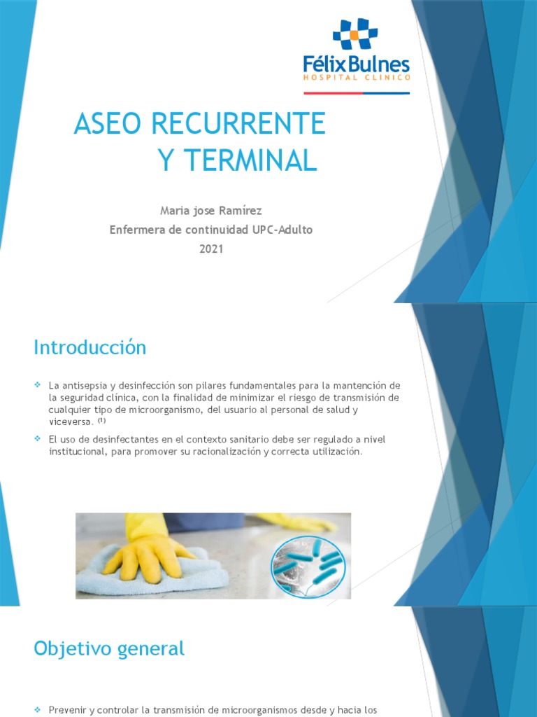 Aseo Terminal y Recurrente Corregido IAAS | PDF | Higiene | Agua