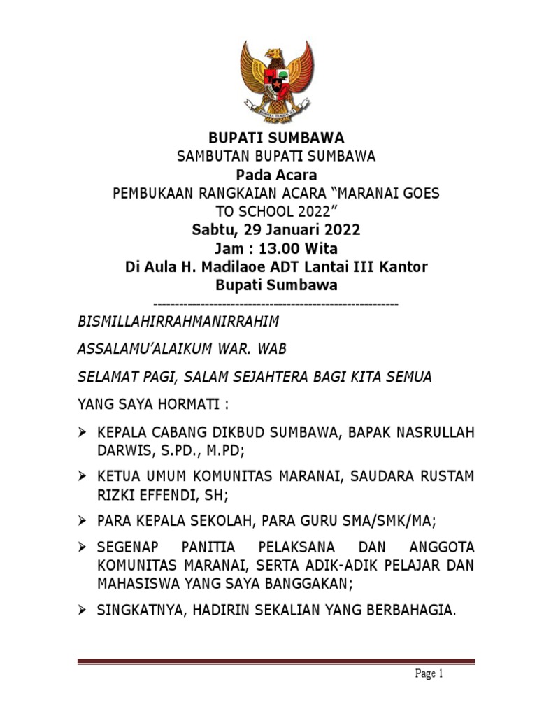 Maranai Goes To School 2022 | PDF | Bisnis | Ilmu Sosial