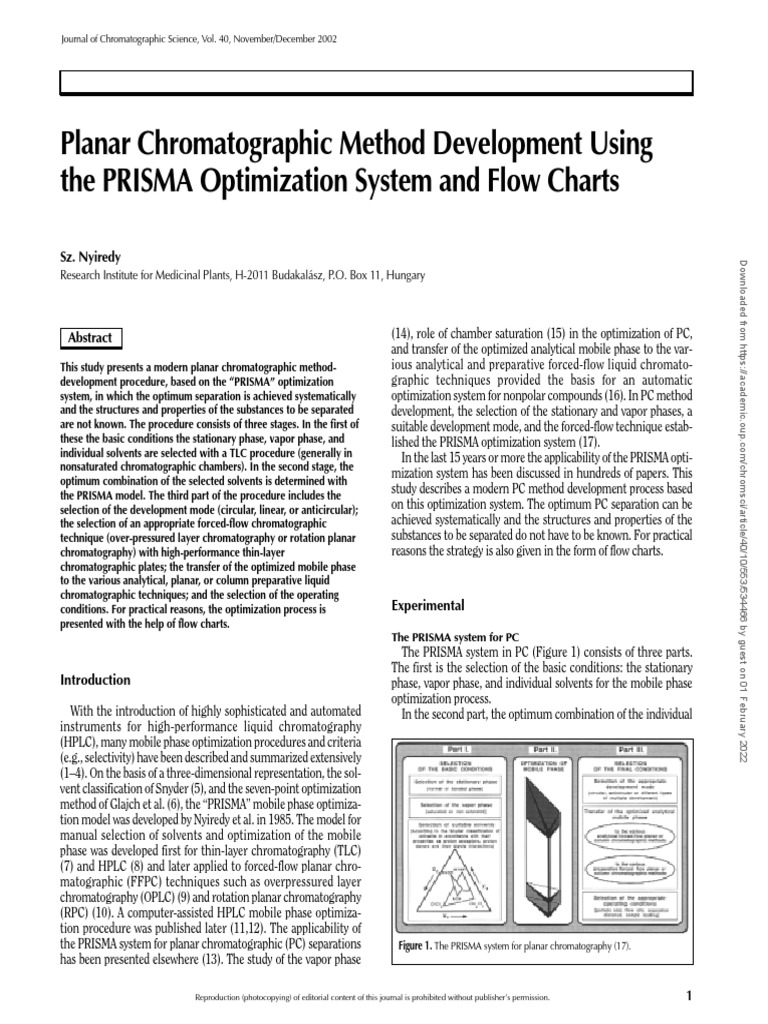 PRİSMA Model | PDF | Chromatography | Thin Layer Chromatography