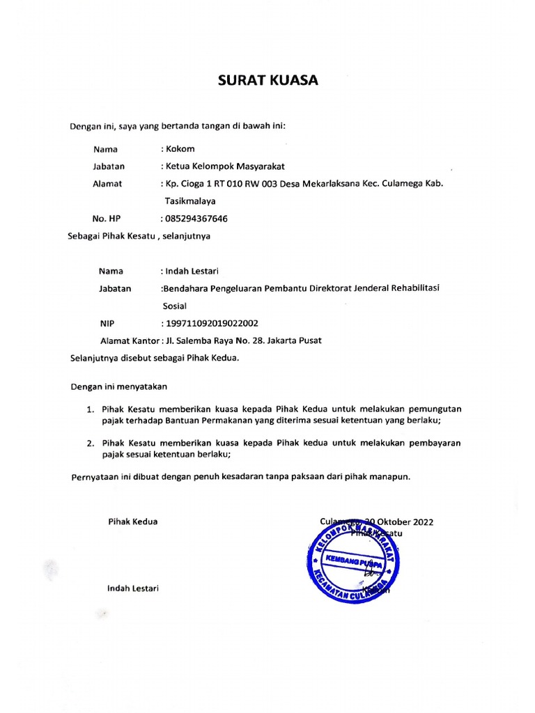 Pokmas Kembang Puspa Culamega | PDF