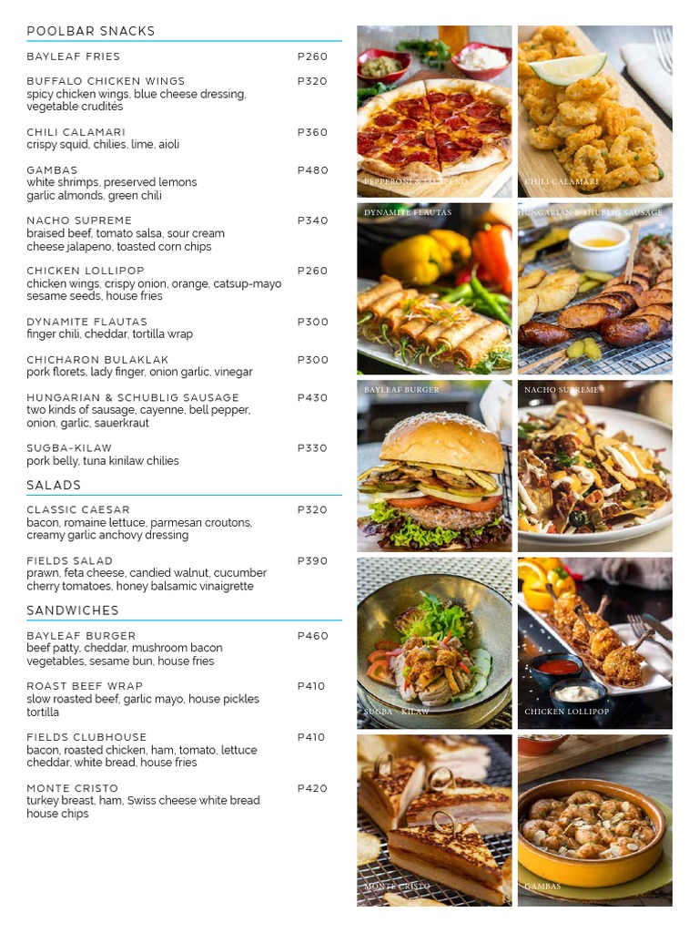 TBC Poolbar 2022 | PDF | Foods | Cuisine