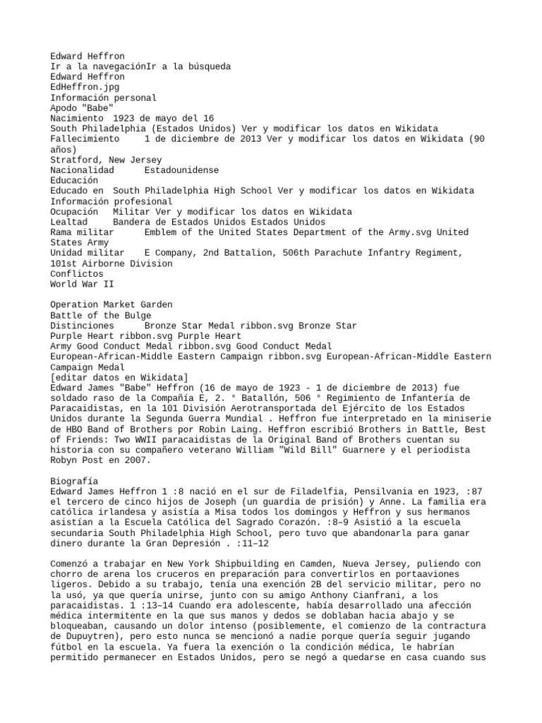 Edward Heffron | PDF | Militar