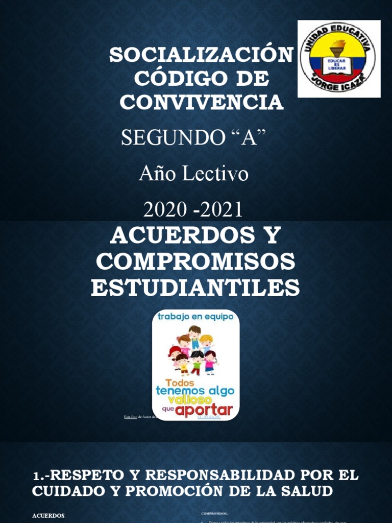 Código De Convivencia Pdf Inclusión Educación Democracia