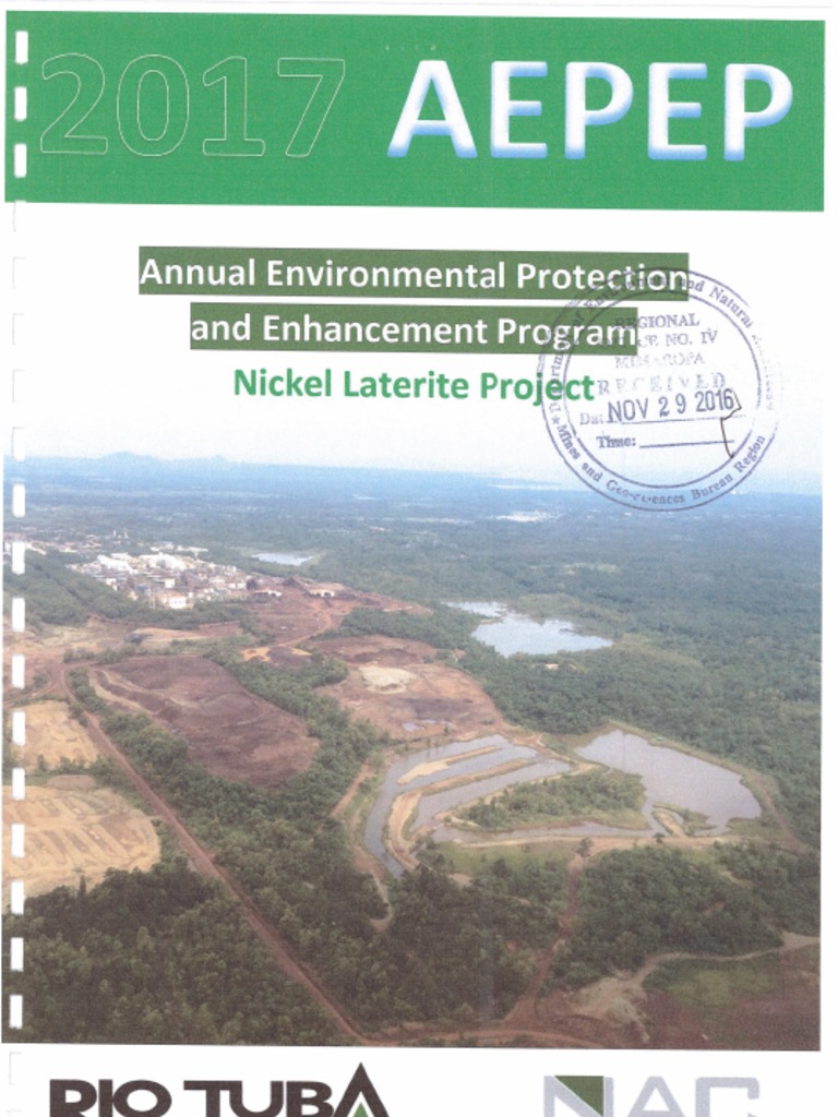 AEPEP Rio Tuba Nickel Mining Corporation 2017 | PDF