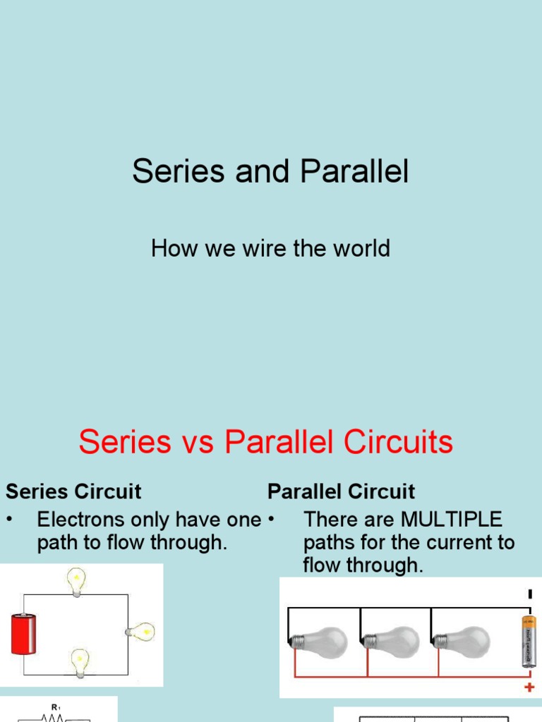 Understanding Series and Parallel Circuits: A Comparison of How ...