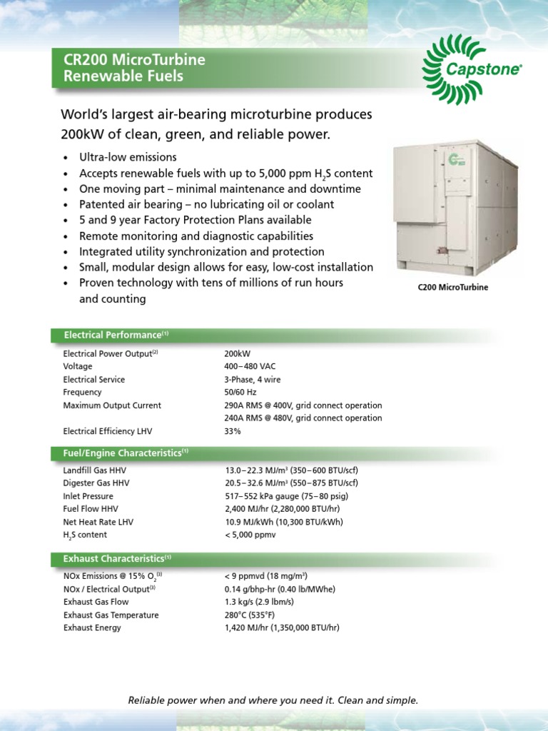 CR200 Renewable 331043E Lowres | PDF | Physical Quantities | Energy ...