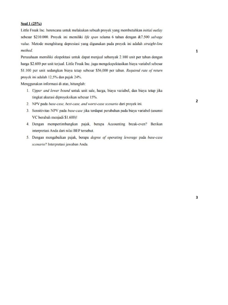 Project Feasibility Analysis | PDF | Net Present Value | Cost Of Capital