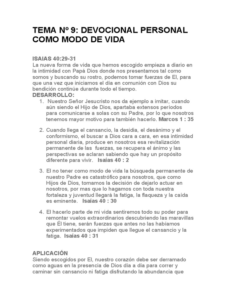 Devocional Diario: Fuente de Fuerza | PDF