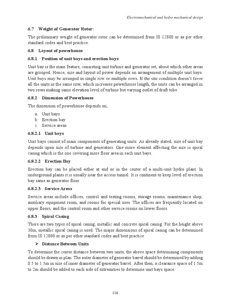 Powerhouse Design Guidelines | PDF | Crane (Machine) | Power Station