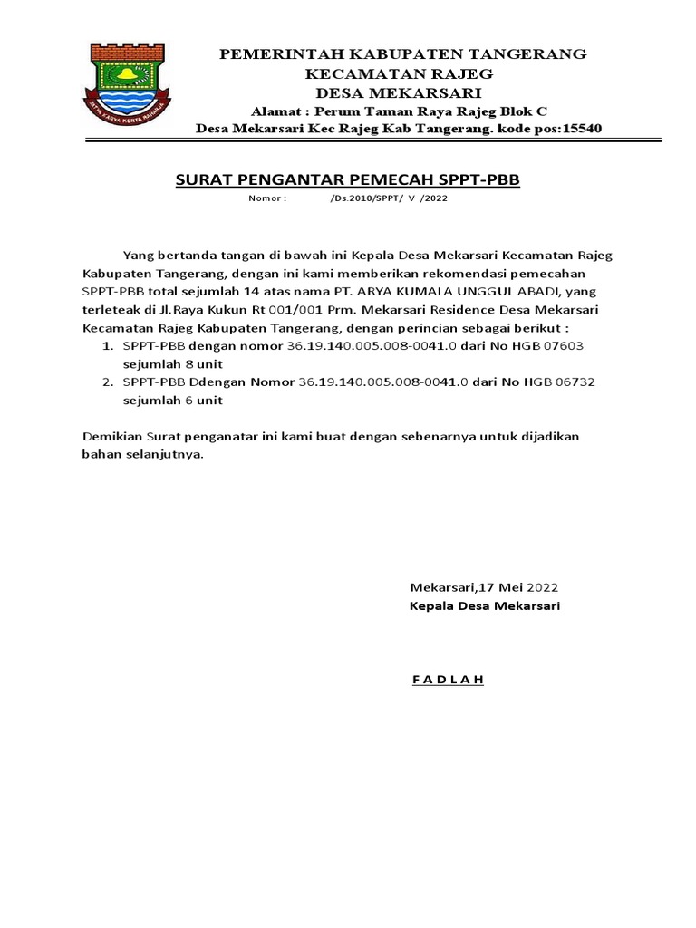 Pemecahan SPPT | PDF