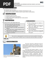 Introduction To The Philosophy of The Human Person - DOMAINS OF TRUTH ...