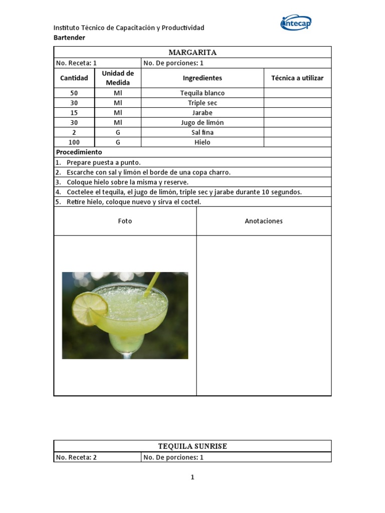 Bebidas Tequila | PDF | Bebidas Destiladas | Alimentos