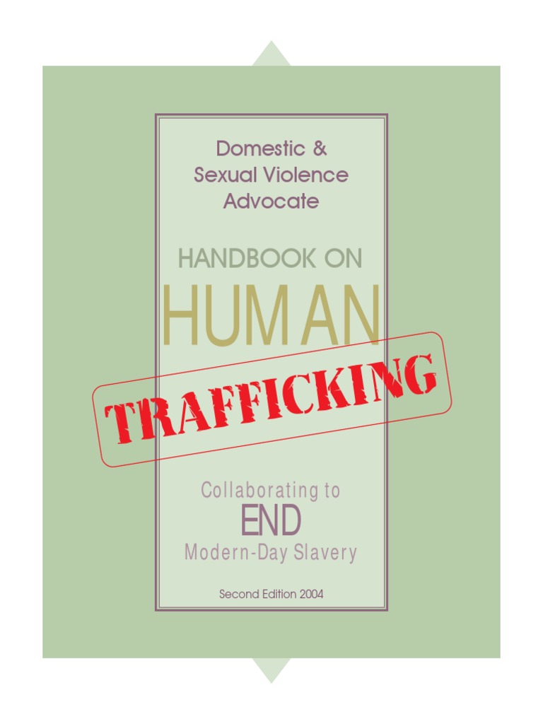Domestic Sexual Violence Advocate Handbook Human Trafficking | PDF ...