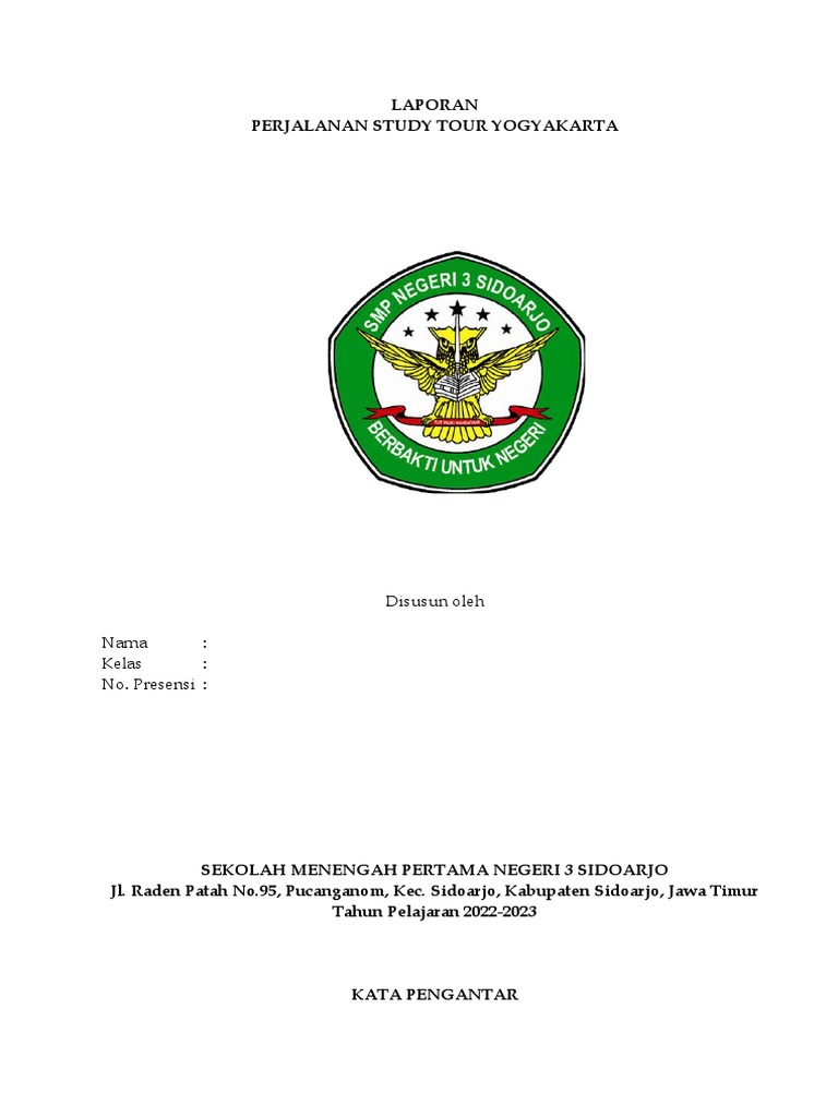 Laporan Pejalanan ODL Jogja | PDF