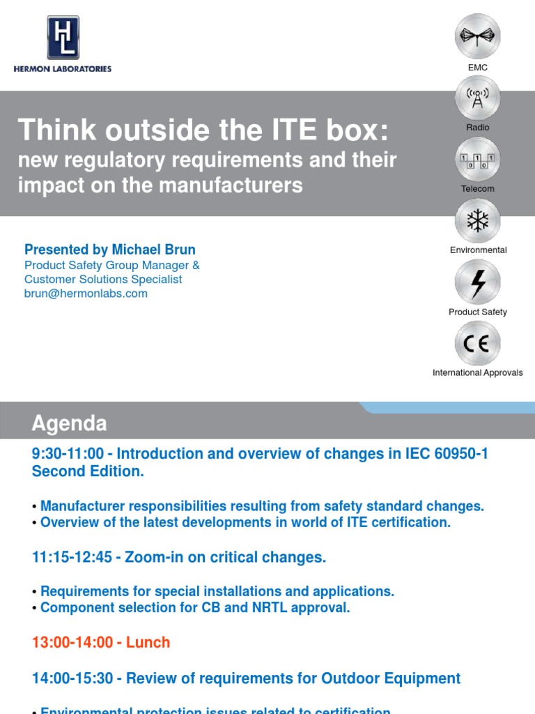 Understanding the Impact of Regulatory Changes on ITE Equipment ...