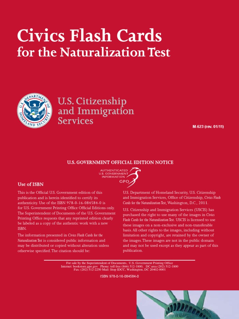 Citizenship Flash Card | PDF