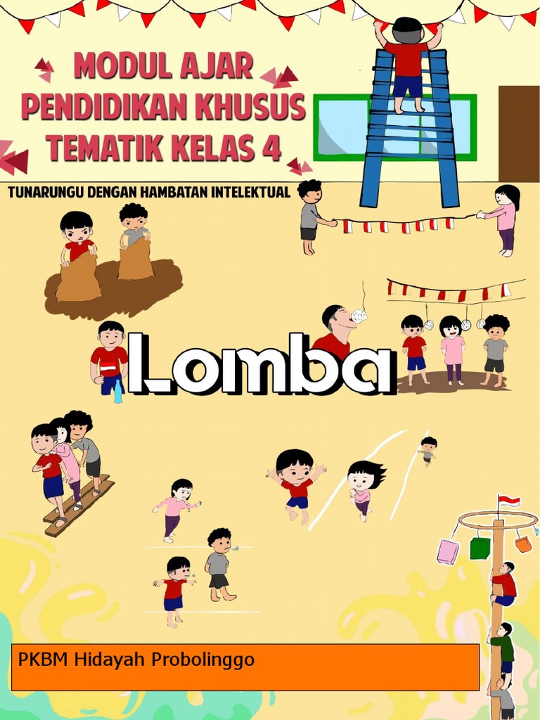 Modul Ajar Tematik - Lomba - Fase B | PDF | Karier & Perkembangan | Seni & Disiplin Bahasa