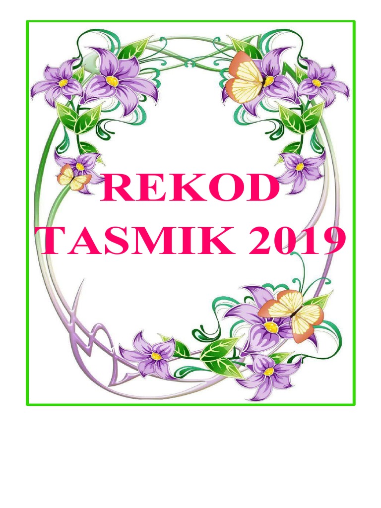 Cover Rekod Tasmik | PDF