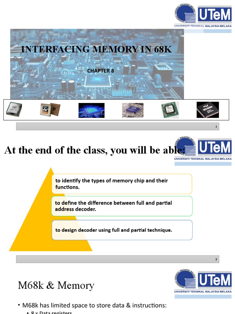 Chapter 8 Memory Interface MC68000 | PDF | Random Access Memory | Dynamic Random Access Memory