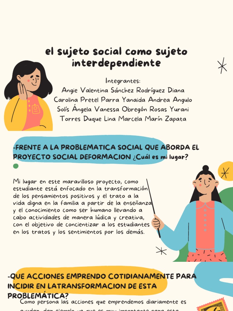 El Sujeto Social Como Sujeto Interdependiente | PDF