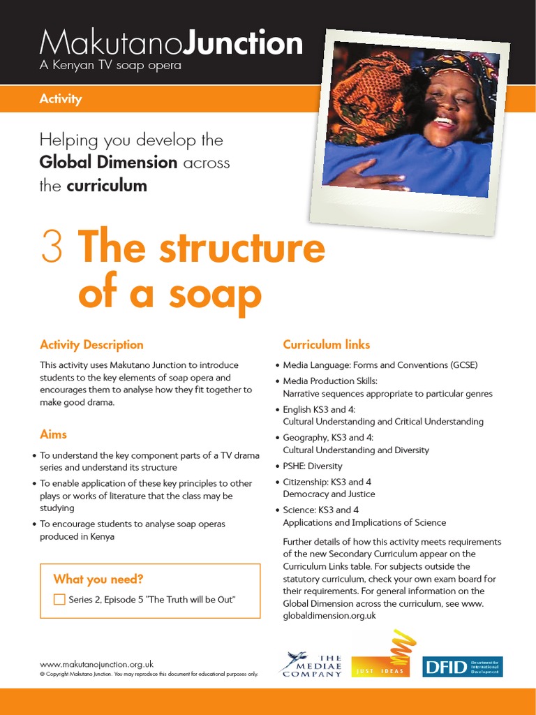 03 Structure of A Soap | PDF | Plot (Narrative) | Soap Opera