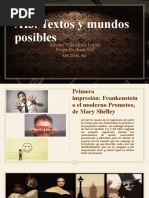 Actividad Integradora #3: Textos Y Mundos Posibles. | PDF | Mary Shelley | Frankenstein