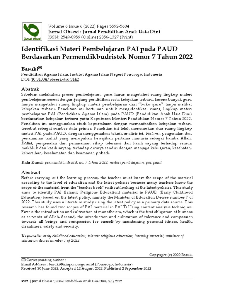 CONTOH Artikel Riset MPAI | PDF