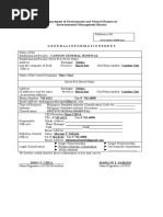 Municipality of - Application For Municipal Fisherfolk Registration | PDF