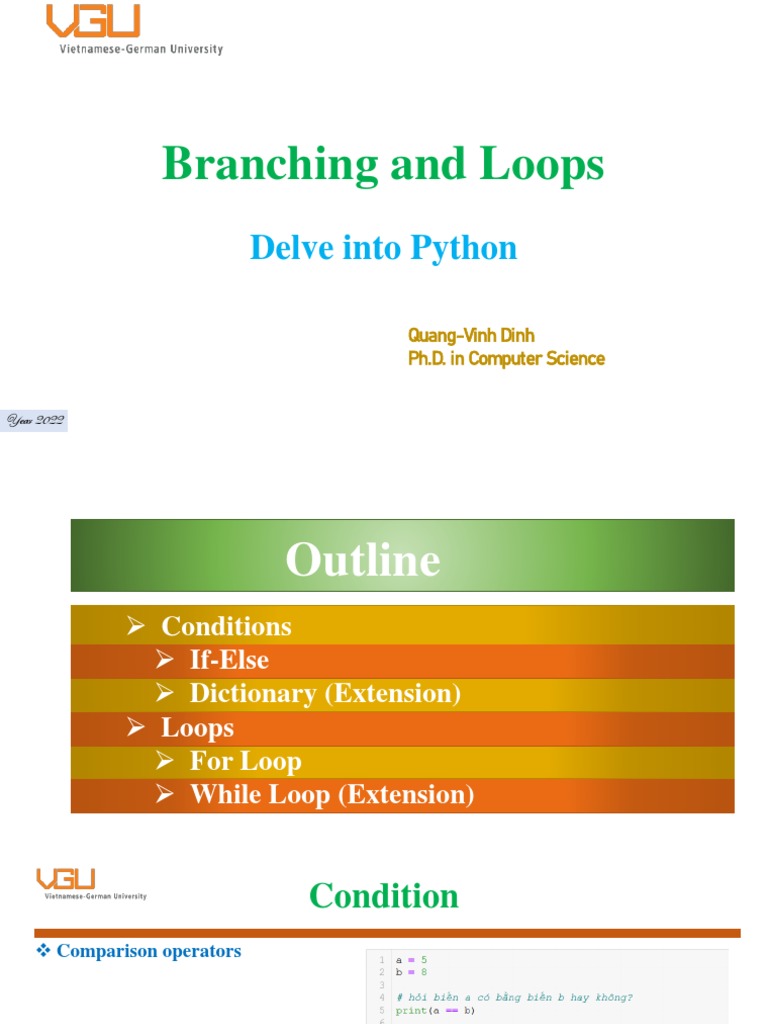 Week 2 - Branching and Loops | PDF