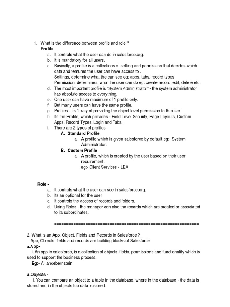 Salesforce Qa Interview Questions Pdf Databases Information Technology Management 