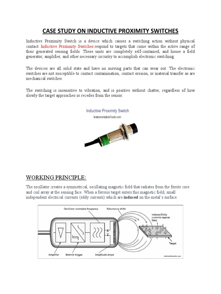 Inductive Proximity Switches Guide | PDF | Bipolar Junction Transistor ...