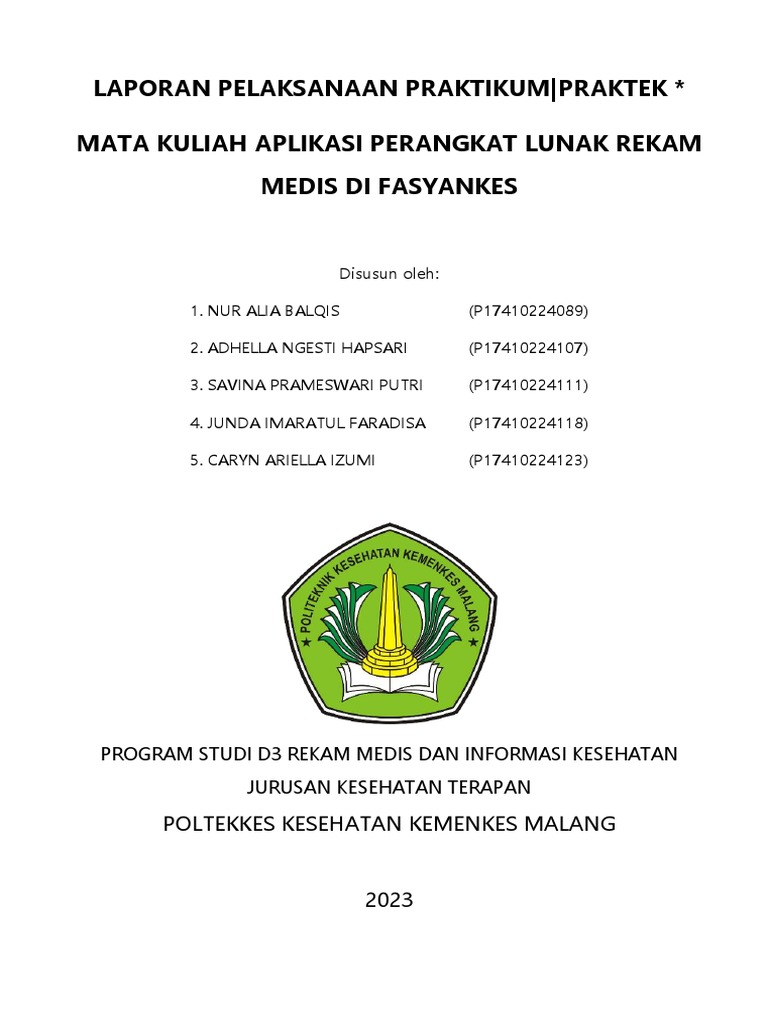 LAPORAN PRAKTIKUM - Kelompok 1 - APLRMF TM 3 | PDF | Pengembangan Diri