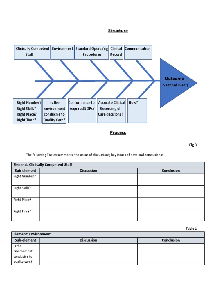 Fishbone Diagram For RCA | PDF