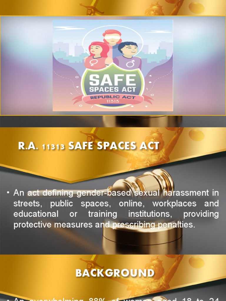 Group 5 - THE SAFE SPACES ACT | PDF