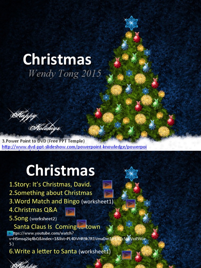 It - S Christmas David | PDF | Santa Claus | Christmas Traditions