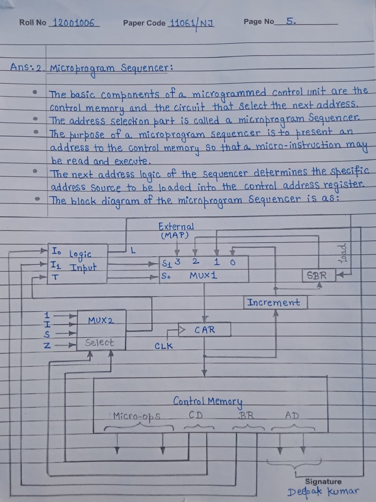 Microprogrammed Sequencer in CSA | PDF | Electronic Circuits | Electrical Engineering