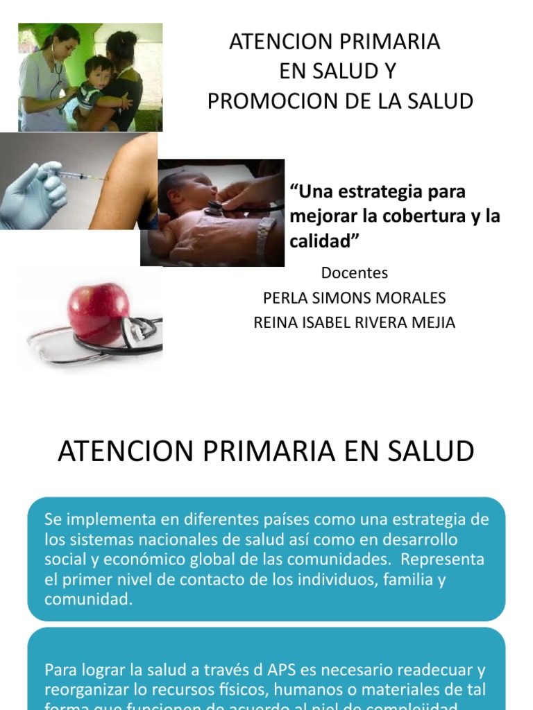 Estrategia de Atencion Primaria en Salud Reina Esther | PDF | Enfermería | Hospital