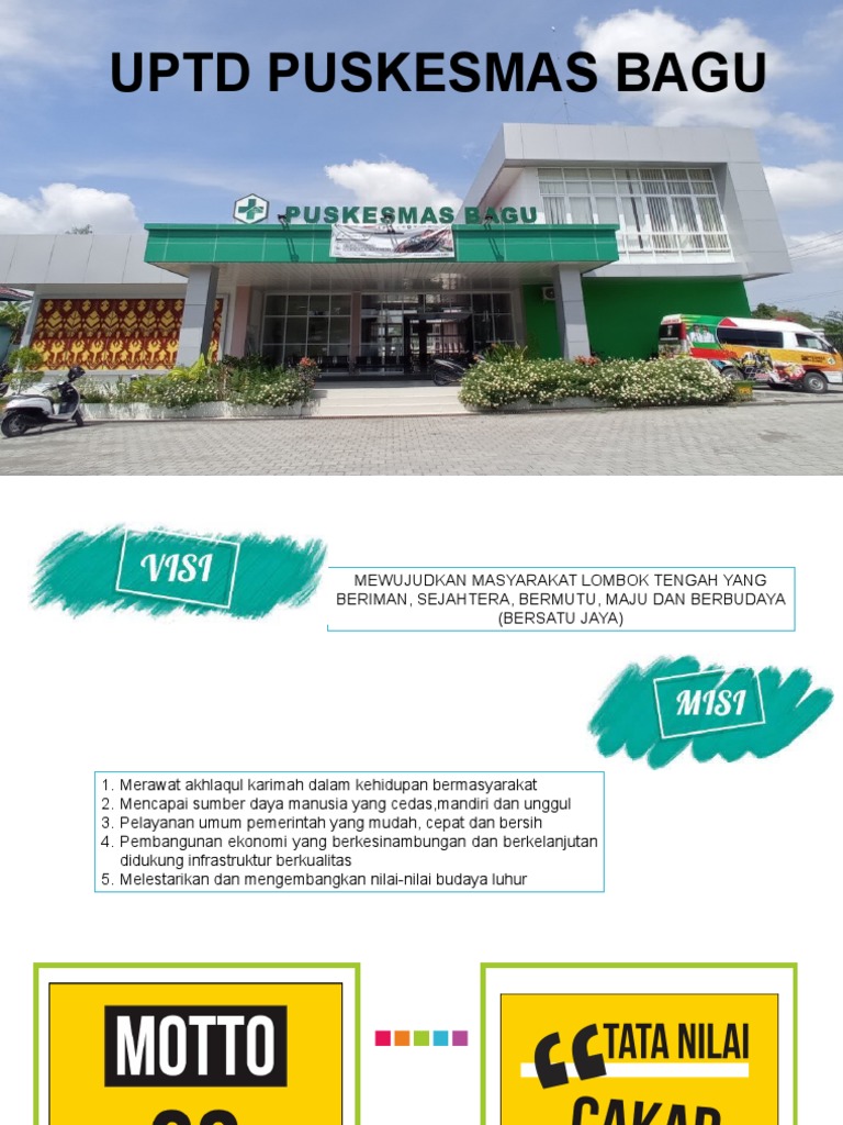 Selayang Pandang Puskesmas Bagu | PDF
