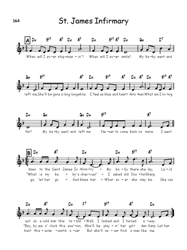 Saint James Infirmary | PDF