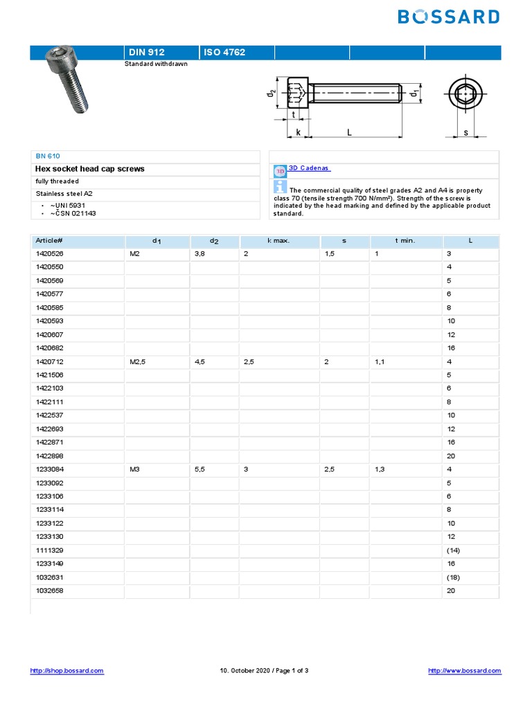 BN 610 1 Bossard 1 | PDF
