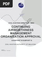 CAD 8601 Maintenance Organisation Approval CAAM Part 145 | PDF ...