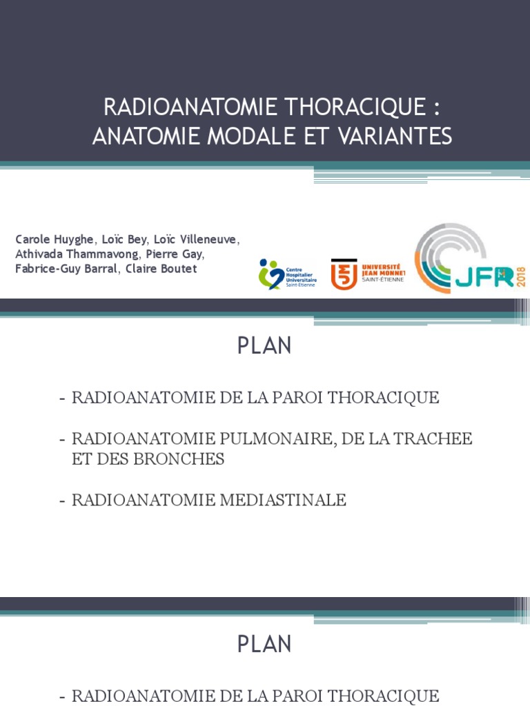 Radioanatomie thoracique et variantes | PDF | Aorte | Angiologie