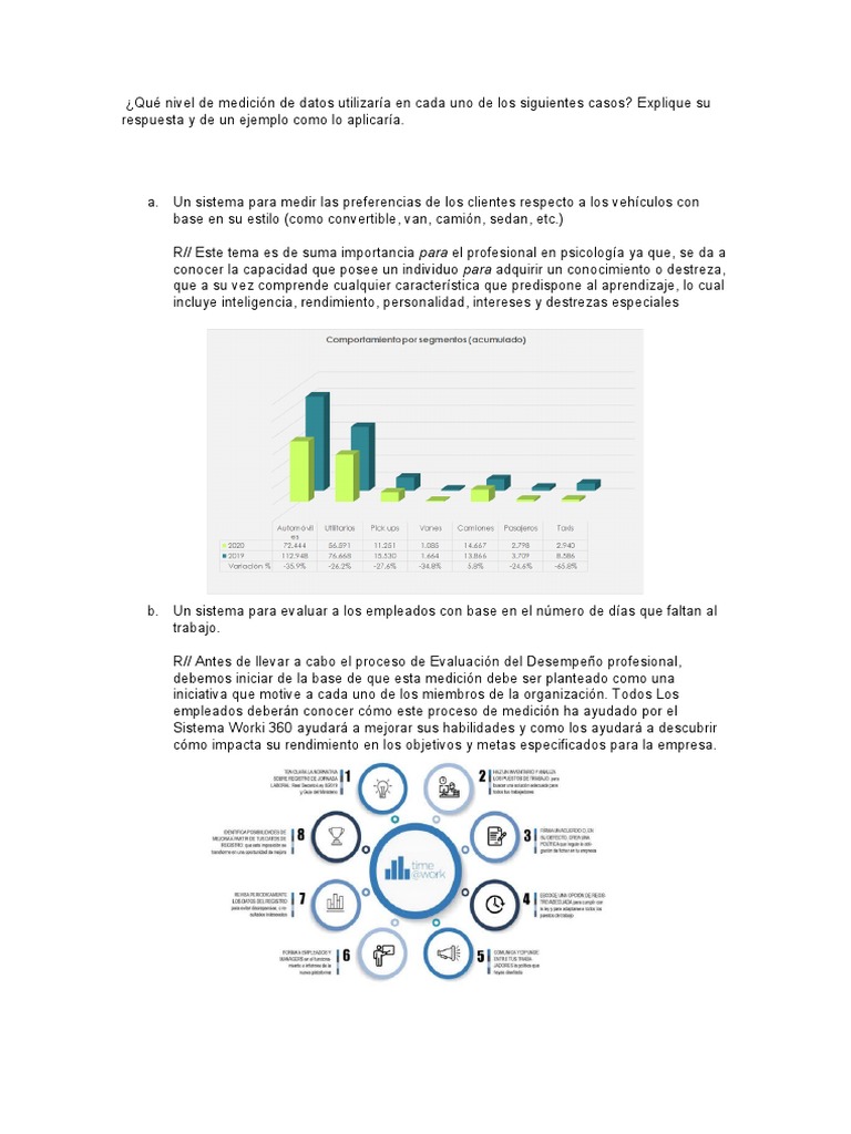 Niveles de Medición de Datos en Evaluaciones | PDF | Negocios ...