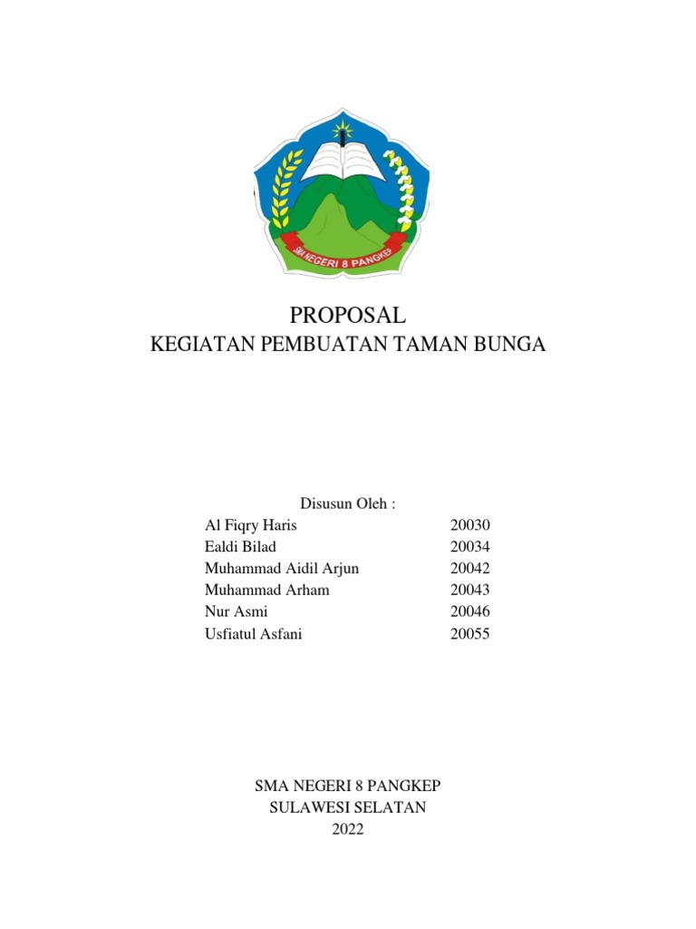 Proposal Kegiatan Pembuatan Taman Bunga | PDF