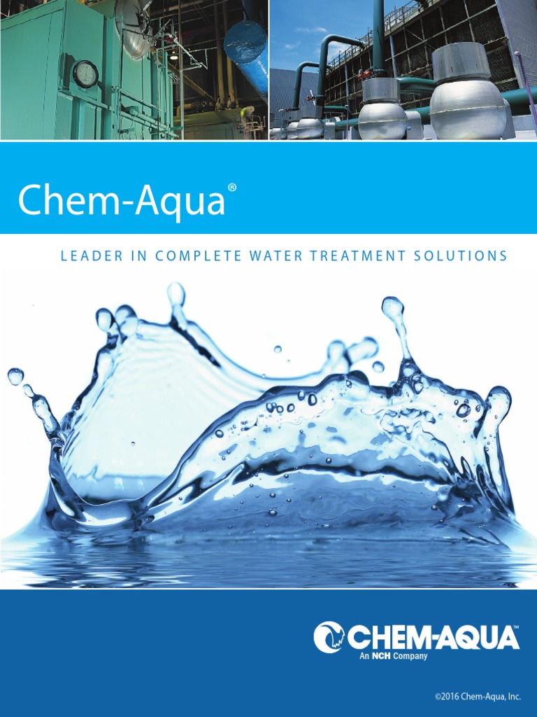 Chem-Aqua Corp Brochure | PDF | Sewage Treatment | Water Treatment