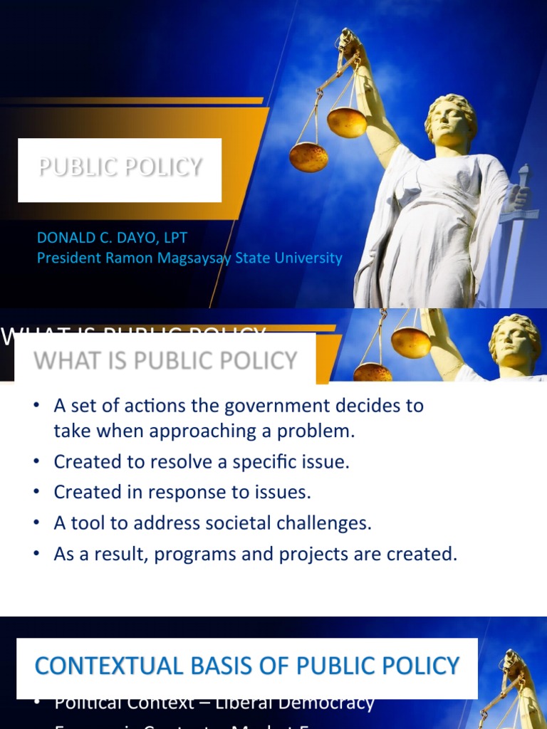 Chapter 8 Public Policy | PDF | Policy | Evaluation