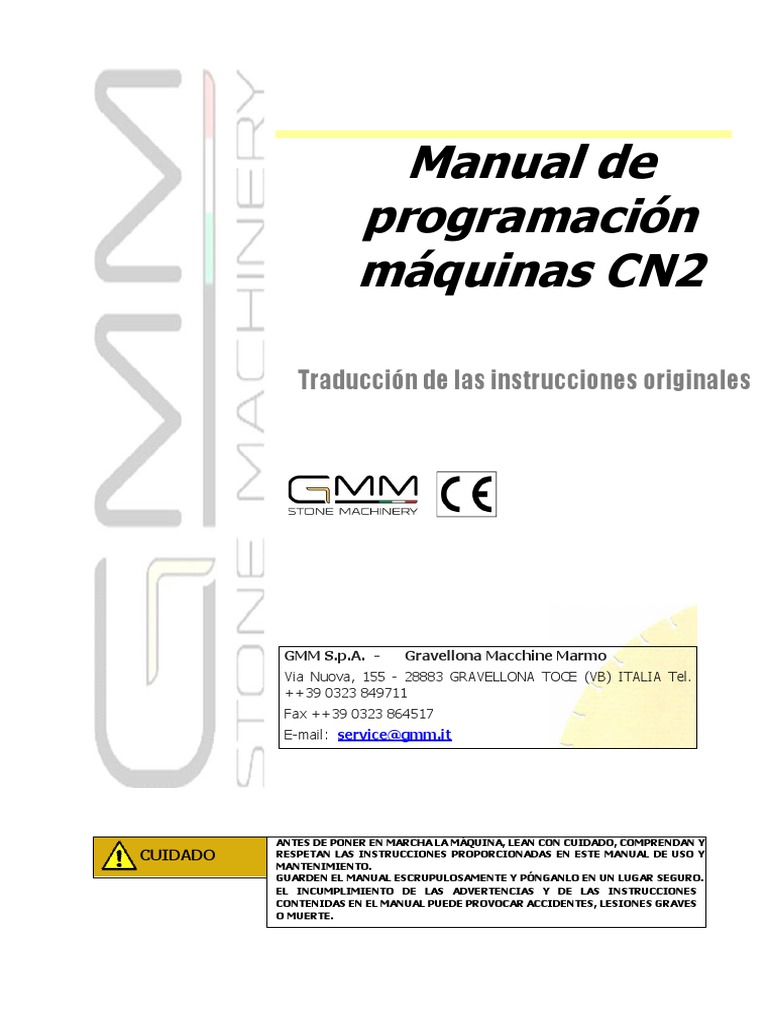 CNC 1 00 75 Spa | PDF | Ventana (informática) | Rotación