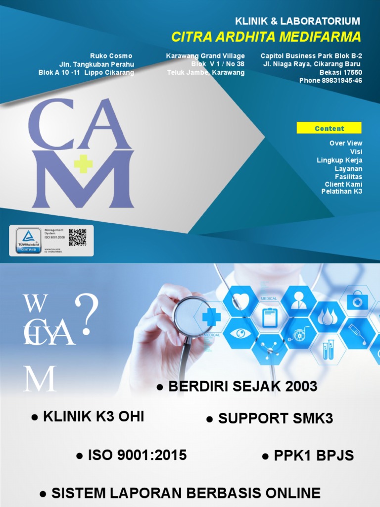 COMPANY PROFILE CITRA ARDHITA MEDIFARMA_2020 (3) | PDF