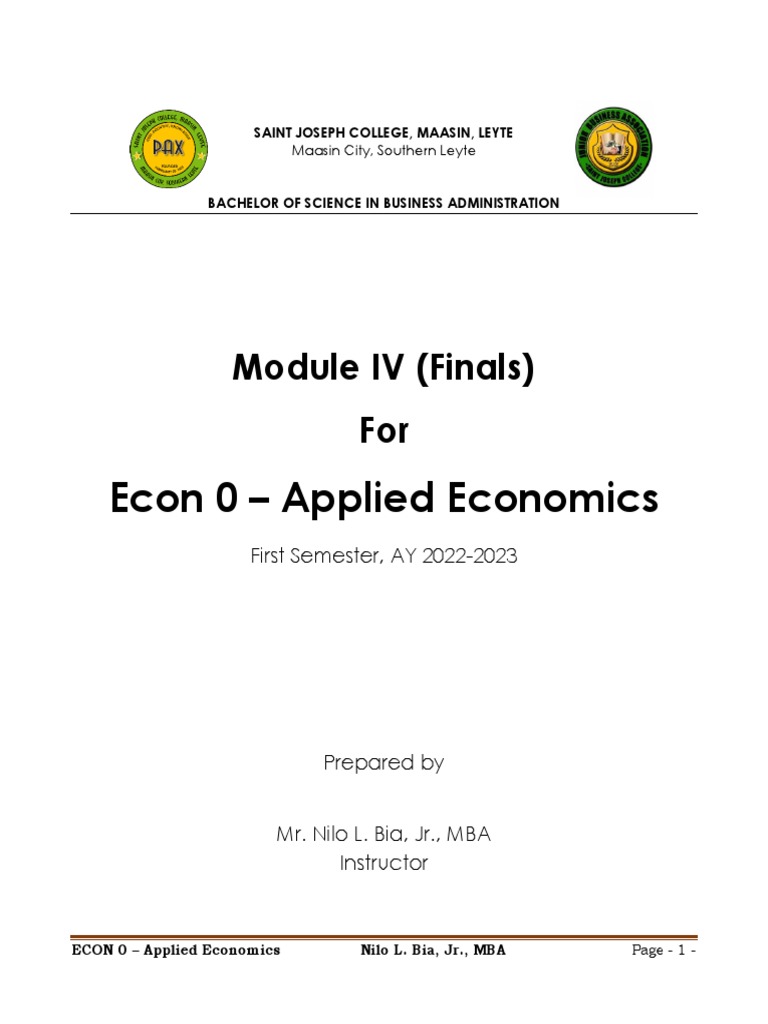 Econ 0-Mudule 4 (2022-2023) | PDF | Monopoly | Economic Equilibrium